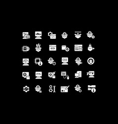 Html5 css3 js icon set web development logo icon Vector Image
