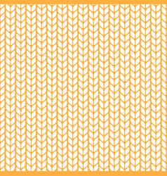 Red seamless texture knitting woolen clothes Vector Image