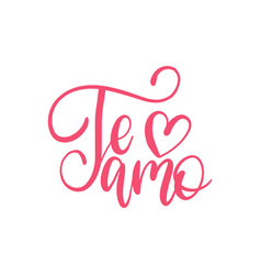 Lettering Te Amo Vector Images (54)