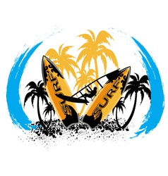 Surfboard Royalty Free Vector Image - VectorStock