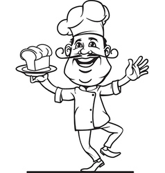 Master Chef Smile Royalty Free Vector Image - VectorStock