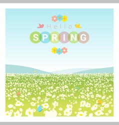 Hello spring Royalty Free Vector Image - VectorStock
