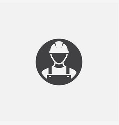 Construction man icon Royalty Free Vector Image