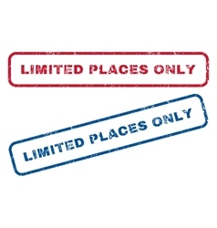 Limited Places Only Rubber Stamp Royalty Free Vector Image