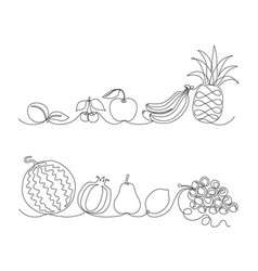 Apple Uncolored Vector Images (41)