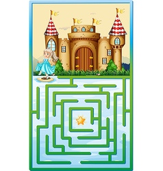 Boardgame design with knight and princess Vector Image