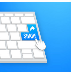 Social media icons like comment share save Vector Image