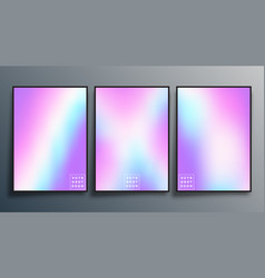 Rectangular frame on dynamic colorful background Vector Image