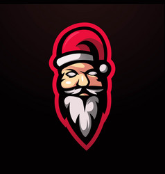 Emblems with santa Royalty Free Vector Image - VectorStock