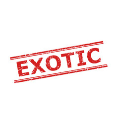 Exotic seals with rubber style and parallel lines Vector Image