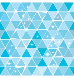 Winter triangle pattern background Royalty Free Vector Image