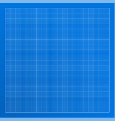 Square blueprint background texture with grid Vector Image