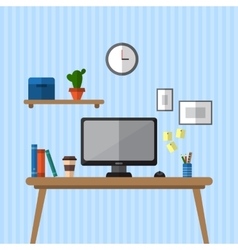 Workspace Royalty Free Vector Image - VectorStock