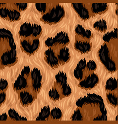 Leopard seamless pattern Royalty Free Vector Image