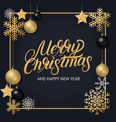 Seasons greetings 2018 hand written lettering Vector Image