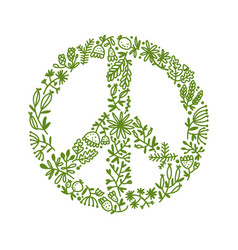 Peace sign Royalty Free Vector Image - VectorStock