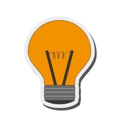 Regular lightbulb icon Royalty Free Vector Image