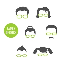Geeky girl Royalty Free Vector Image - VectorStock