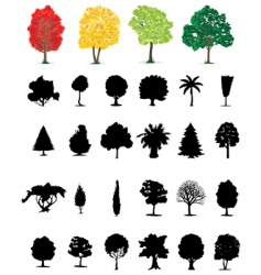 Wood tree Royalty Free Vector Image - VectorStock