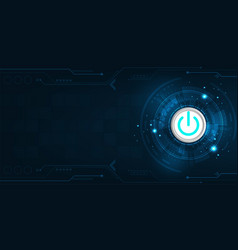 Technology switch design Royalty Free Vector Image