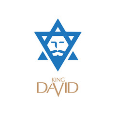 Star david - symbol judaism Royalty Free Vector Image