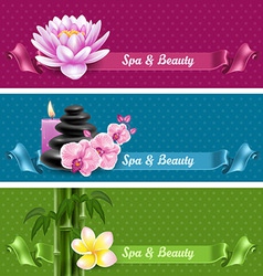 Spa banners Royalty Free Vector Image - VectorStock