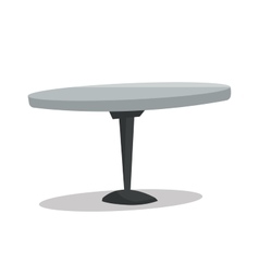 Round table cartoon Royalty Free Vector Image - VectorStock
