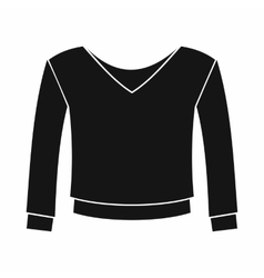 Pullover icon cartoon style Royalty Free Vector Image