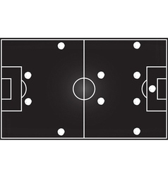 Football tactic board magnetic board Royalty Free Vector
