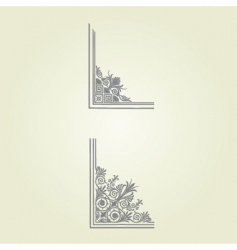 Corner elements Royalty Free Vector Image - VectorStock