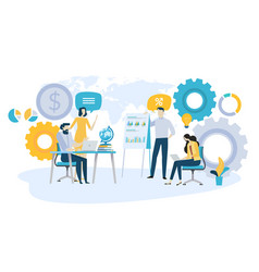 Economic and social factors concept icon Vector Image