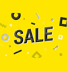 Outlet banner design Royalty Free Vector Image