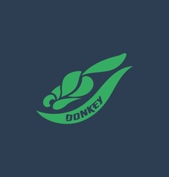 Donkey logo Royalty Free Vector Image - VectorStock