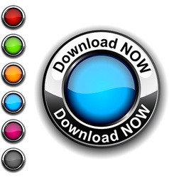 Download button Royalty Free Vector Image - VectorStock