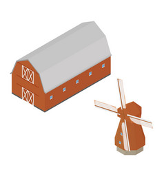 Cartoon mill Royalty Free Vector Image - VectorStock