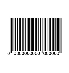 Bar code with serial number icon Royalty Free Vector Image