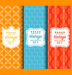 Simple mono floral pattern Royalty Free Vector Image