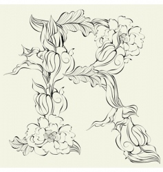 Letter r Royalty Free Vector Image - VectorStock