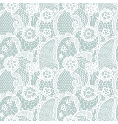 Lace seamless pattern with flowers Royalty Free Vector Image