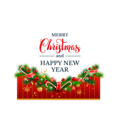 Christmas bright decor Royalty Free Vector Image