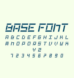 Forward cursive font alphabet l Royalty Free Vector Image