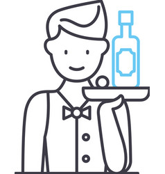 Waiter Outline Vector Images (over 3,700)