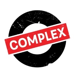 Complicated rubber stamp Royalty Free Vector Image