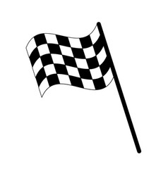 Final lap flags icon image Royalty Free Vector Image