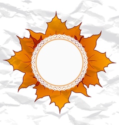 Autumn seamless texture of maple leaves Royalty Free Vector