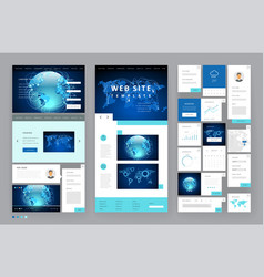 Web template Royalty Free Vector Image - VectorStock