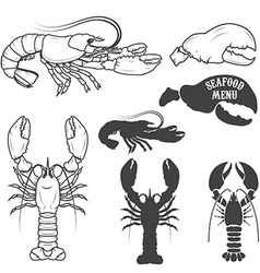 Lobster Royalty Free Vector Image - VectorStock