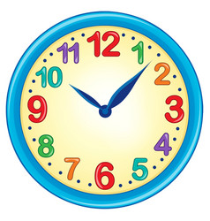 Clock theme image 2 Royalty Free Vector Image - VectorStock