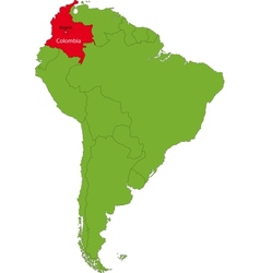 Map region tolima colombia province Royalty Free Vector