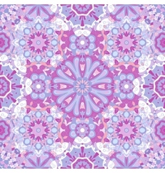 Seamless round pattern for printing on fabric or Vector Image
